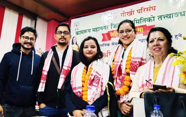 APSC successful candidates Trishna Sarma & Debsena Barman felicitated ...