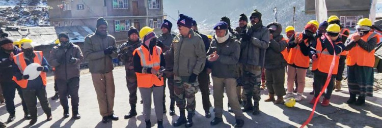 Defence minister inaugurates 28 infrastructure projects including thre ...