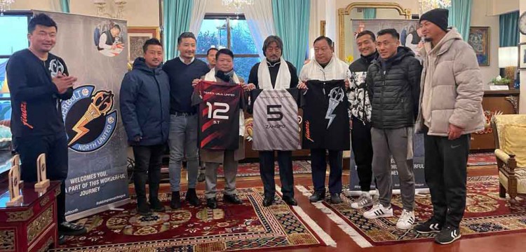 Thunderbolt United unveils their jersey - Sikkimexpress