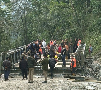 Connectivity restored in Dzongu with BRO bailey bridge - Sikkimexpress