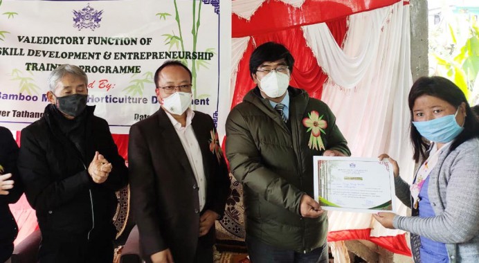 Bamboo skill development training concludes - Sikkimexpress