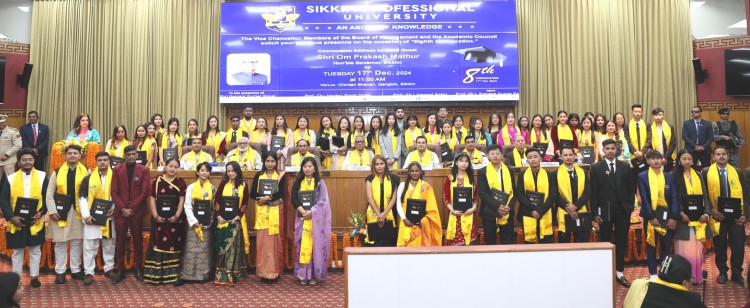 Sikkim Professional University hosts 8th convocation ceremony ...