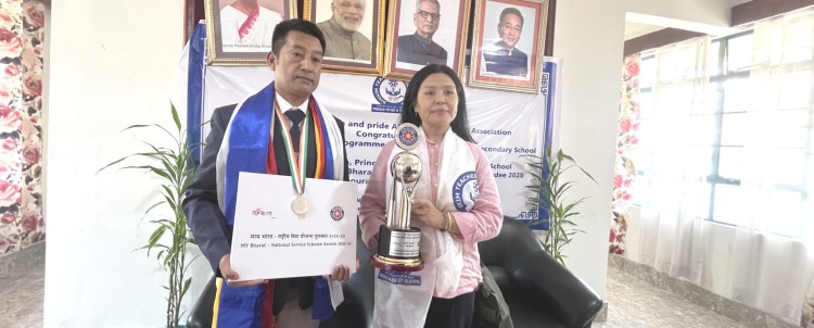 Arjun Pradhan becomes first NSS programme officer from Sikkim to recei ...