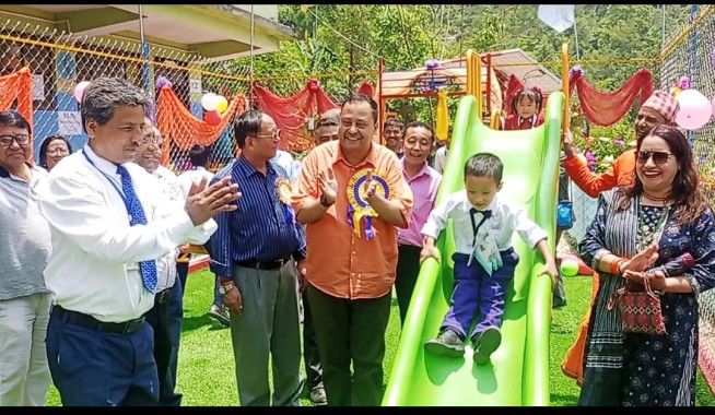 Children park, digi-lab and library for Aho Yangtam primary school ...