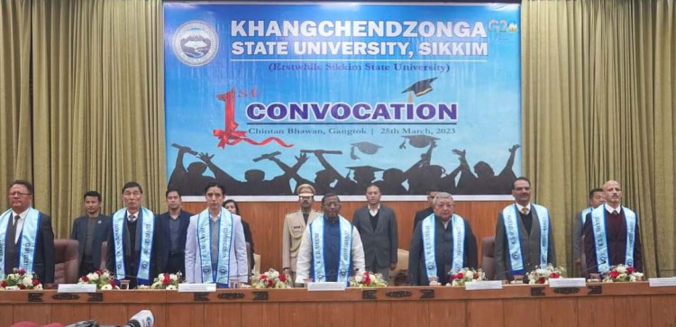 Khangchendzonga State University’s first convocation held, 68 students ...
