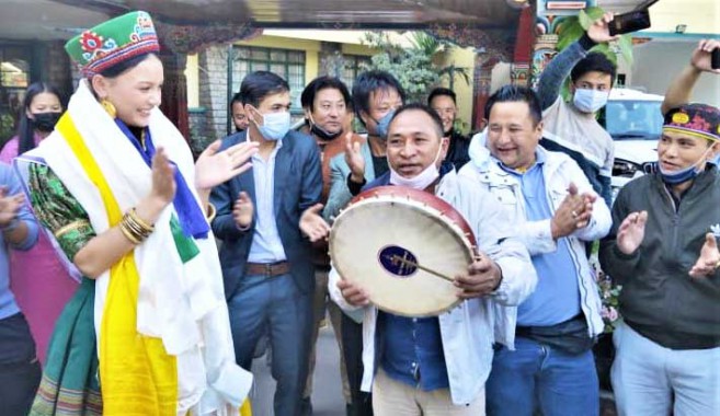 Sikkim girl returns home after winning Miss Tamang World title ...