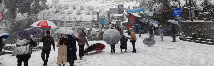 Darjeeling receives snowfall as cold wave persists - Sikkimexpress