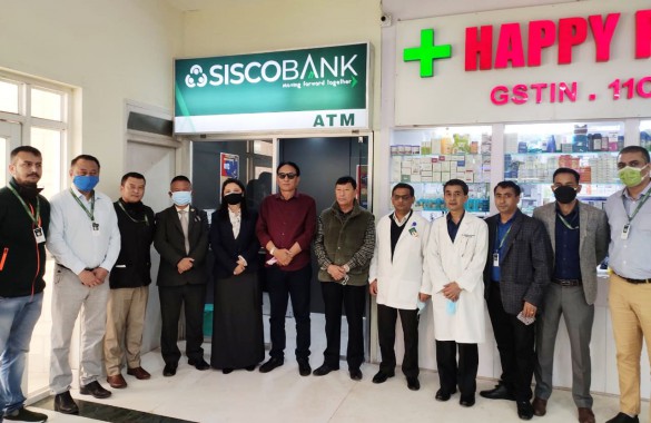 SISCO Bank installs ATM at New STNM Hospital - Sikkimexpress