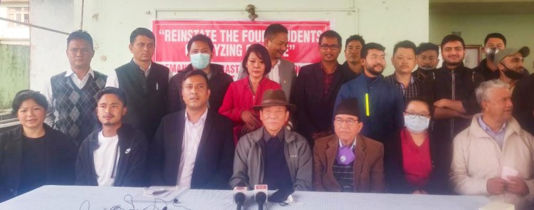 Organisations support expelled Geyzing college students - Sikkimexpress