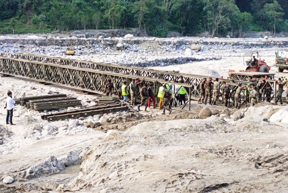 BRO works round the clock to restore connectivity in North Sikkim ...