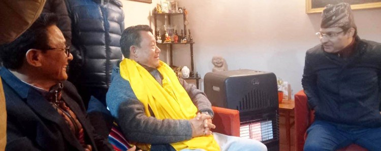 Bista meets Bimal at Singmari - Sikkimexpress