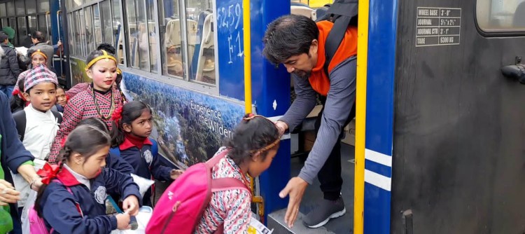 Toy train joy ride for children - Sikkimexpress