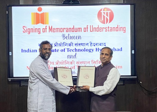 NIT Sikkim, IIT Hyderabad sign MoU for student exchange and research c ...