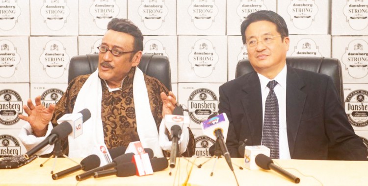 Jackie Shroff launches three new products of Yuksom Breweries ...