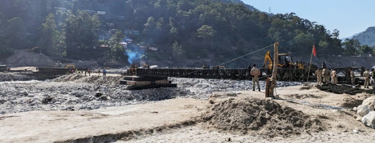 Bailey bridge launched at Sangkhalang, restores vehicular connectivity ...