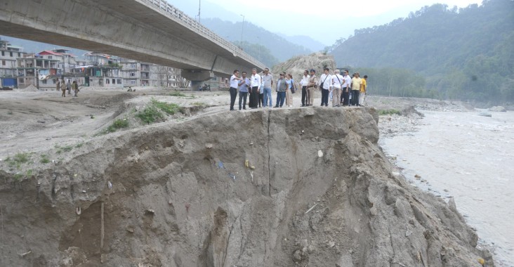 SSDMA team inspects Rangpo IBM area to formulate monsoon preparedness ...