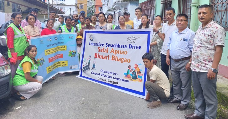 GMC starts intensive Swachhata drive in Gangtok - Sikkimexpress