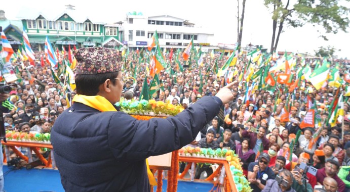 BJP candidate Raju Bista gains strong support ahead of Lok Sabha elect ...