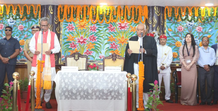 Om Prakash Mathur sworn in as 18th Governor of Sikkim - Sikkimexpress